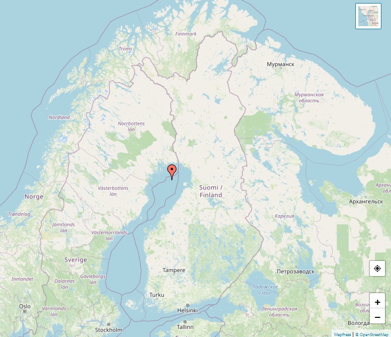 Gulf Of Bothnia Map Map Of The Baltic Sea And Gulf Of Bothnia, With