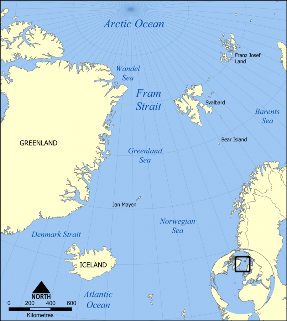 Greenland Sea Map – Locations and Maps of Atlantic Ocean