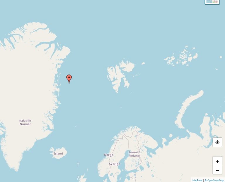 Greenland Sea Map – Locations and Maps of Atlantic Ocean