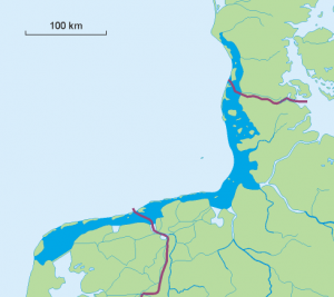 Wadden Sea Map – Locations and Maps of Atlantic Ocean